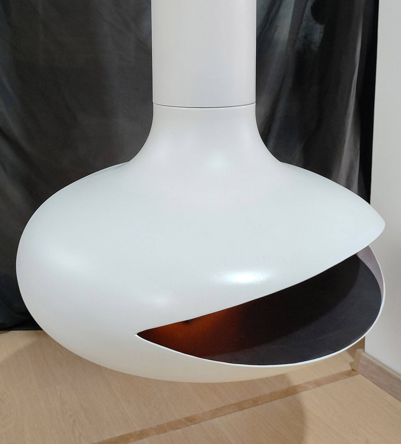 Zen Elegante Suspended Fireplace Hanging Fireplace Floating Fireplace ...